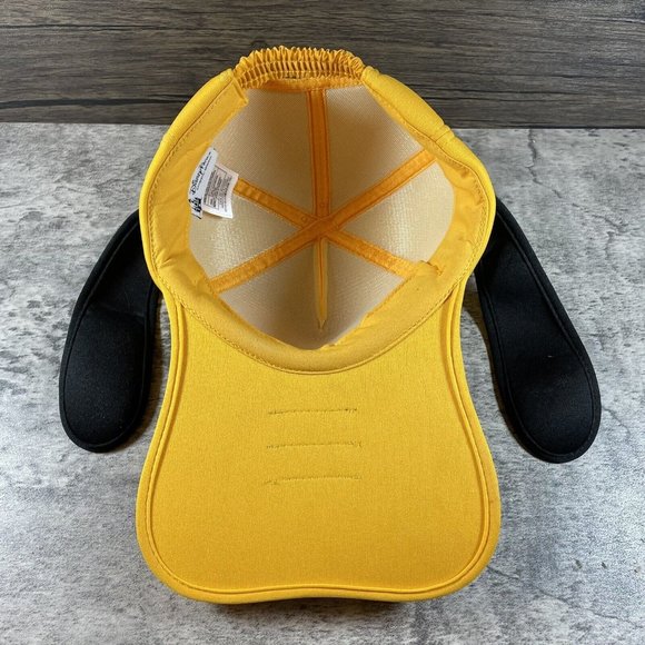 Disney | Accessories | Pluto Walt Disney Parks World Pluto Long Bill Hat Wink Hang Ears Yellow ...